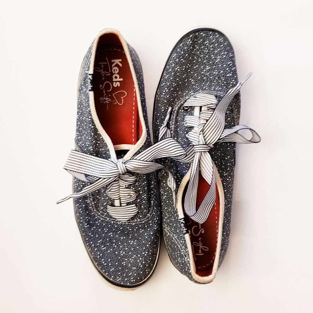Taylor Swift X Keds Blue Polka Dot Sneakers - Gem